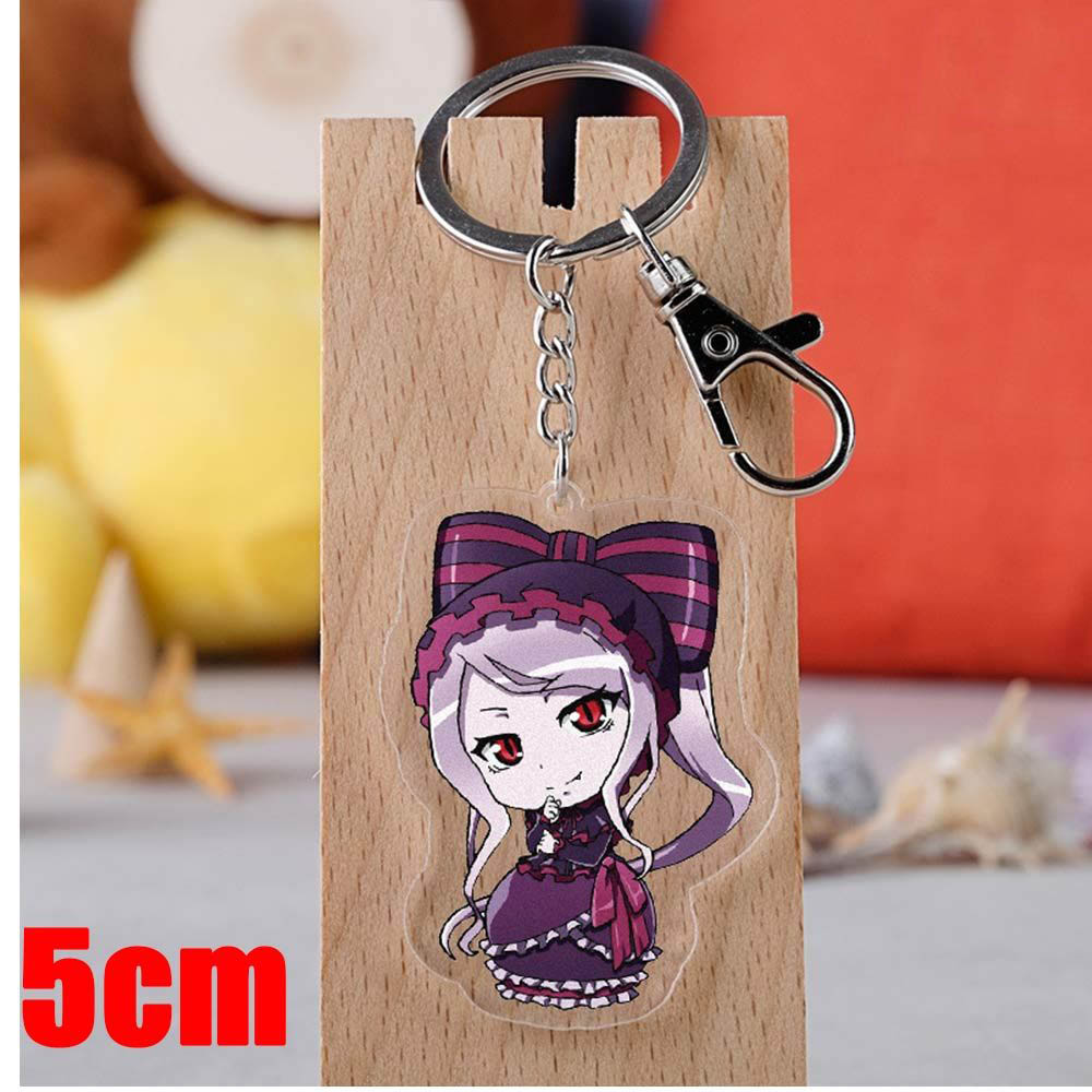 Overlord Shalltear Bloodfallen Cartoon Pendant Key Ring Transparent ...