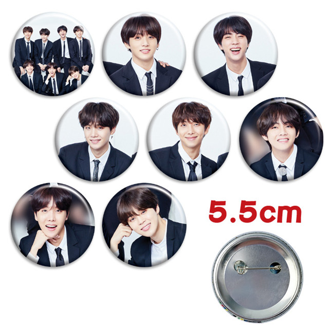 BTS Cartoon Brooch Kawaii Fancy Pin