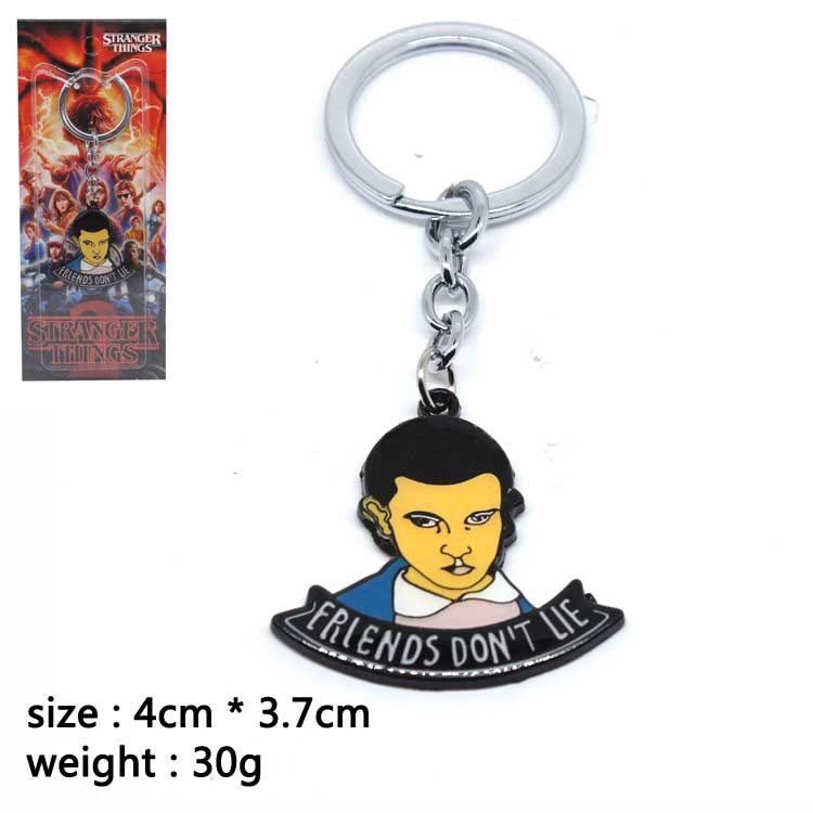 Stranger Things Anime Cartoon Alloy Keychain