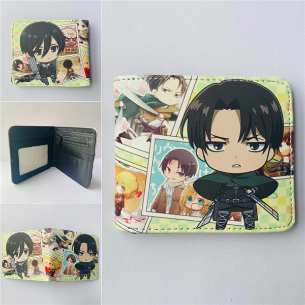 Differernt Cartoon Coin Purse Anime Short Wallet