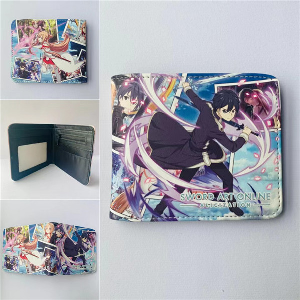 Differernt Cartoon Coin Purse Anime Short Wallet