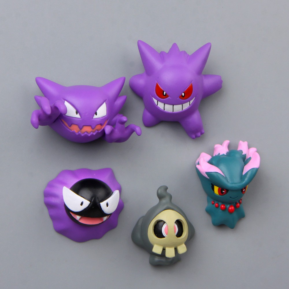 5 Styles Pokemon Anime Figures Toy Refrigerator Magnets
