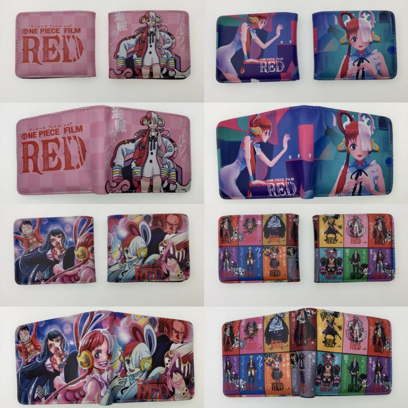 9 Styles One Piece Coin Purse Anime Short Wallet