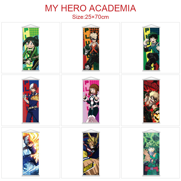 25*70CM 15 Styles Boku no Hero Academia/My Hero Academia Wallscrolls ...