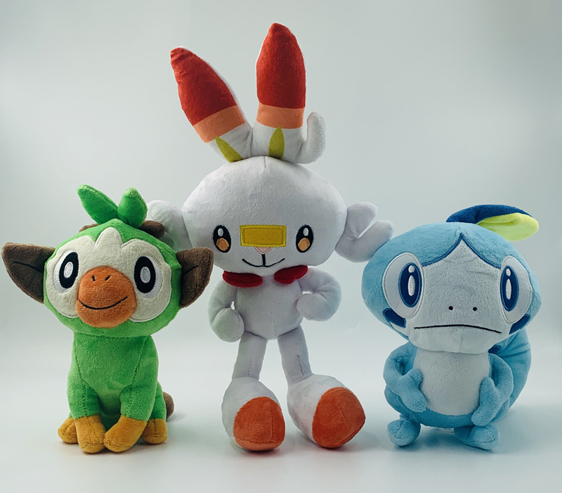 20-38CM 4 Styles Pokemon Scorbunny/Sobble/Grookey/Sirfetch'd Anime ...