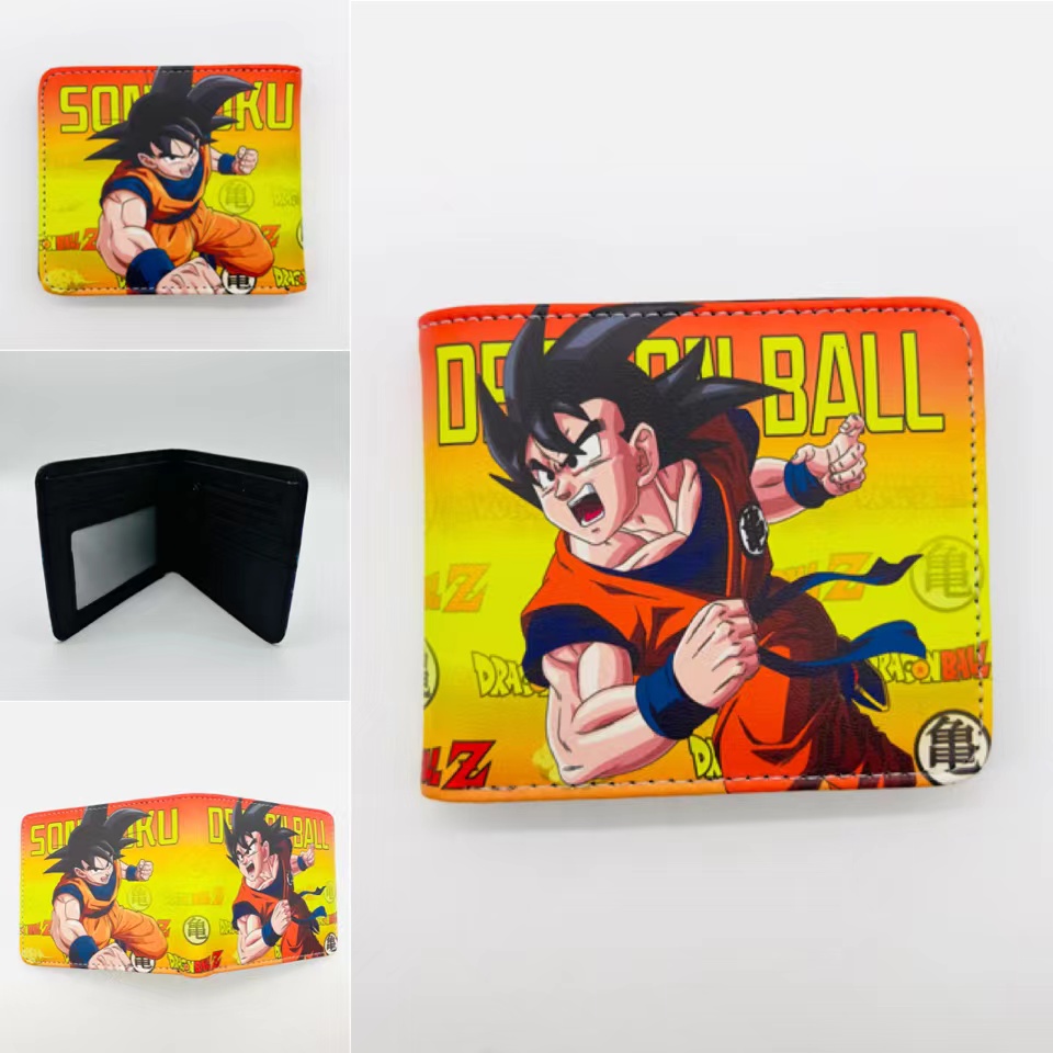 2 Styles Dragon Ball Z Coin Purse Short Anime Wallet