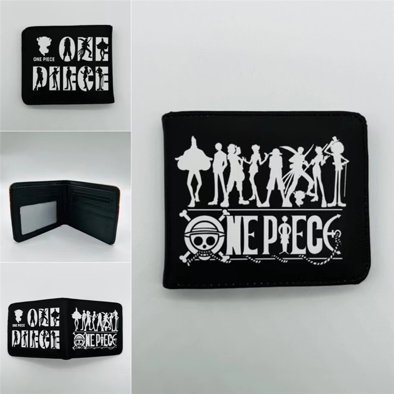 One Piece Coin Purse Short Anime Wallet