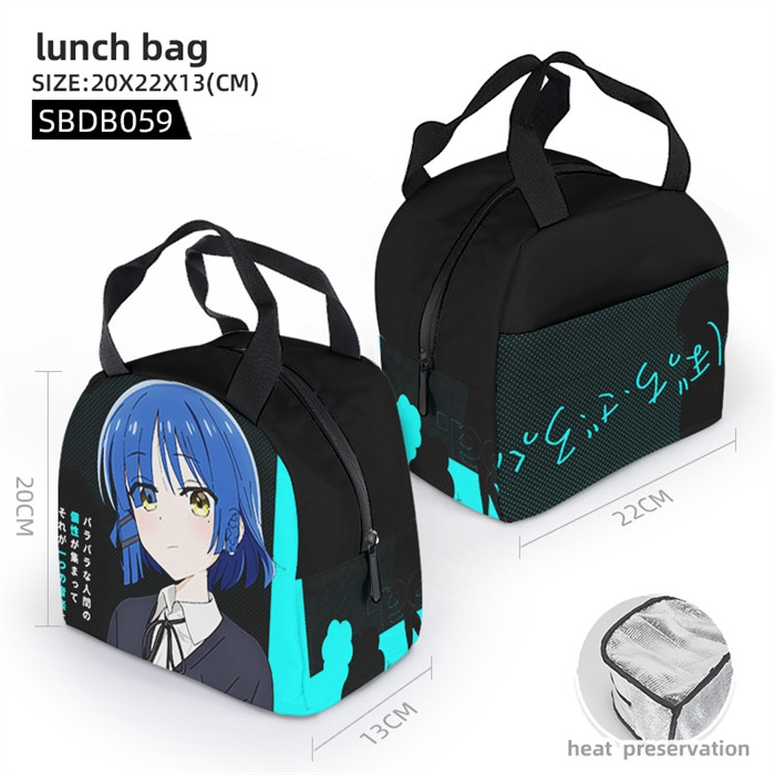 4 Styles BOCCHI THE ROCK! Lunch Bag Cartoon Character Pattern Anime ...