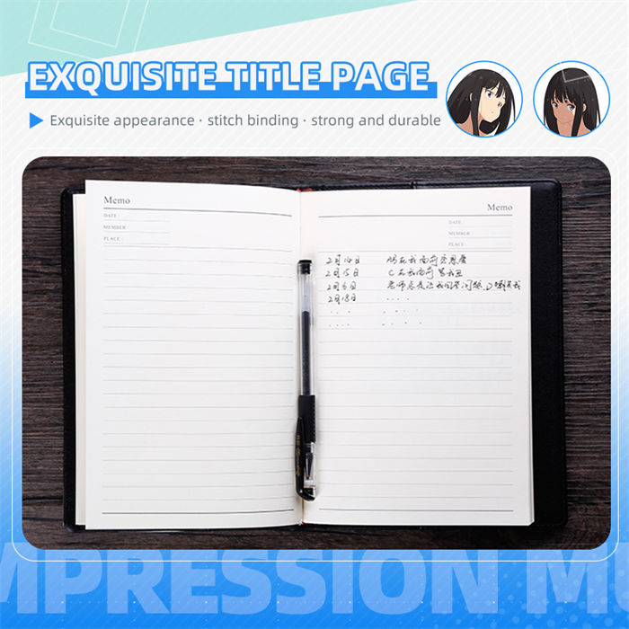 3 Styles LycorisRecoi Cartoon Anime NoteBook