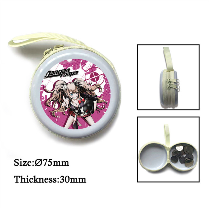 8 Styles Danganronpa: Trigger Happy Havoc Anime Zipper Coin Purse