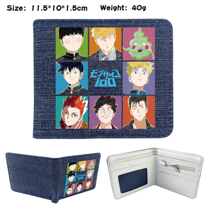 7 Styles Mob Psycho 100 Cartoon Coin Purse Anime Wallet