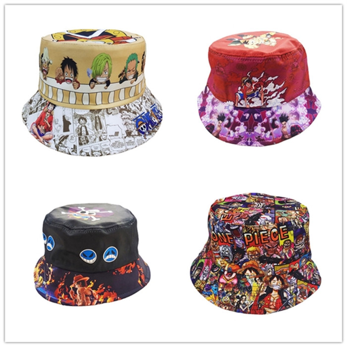 12 Styles One Piece For Adult Anime Fisherman's Hat