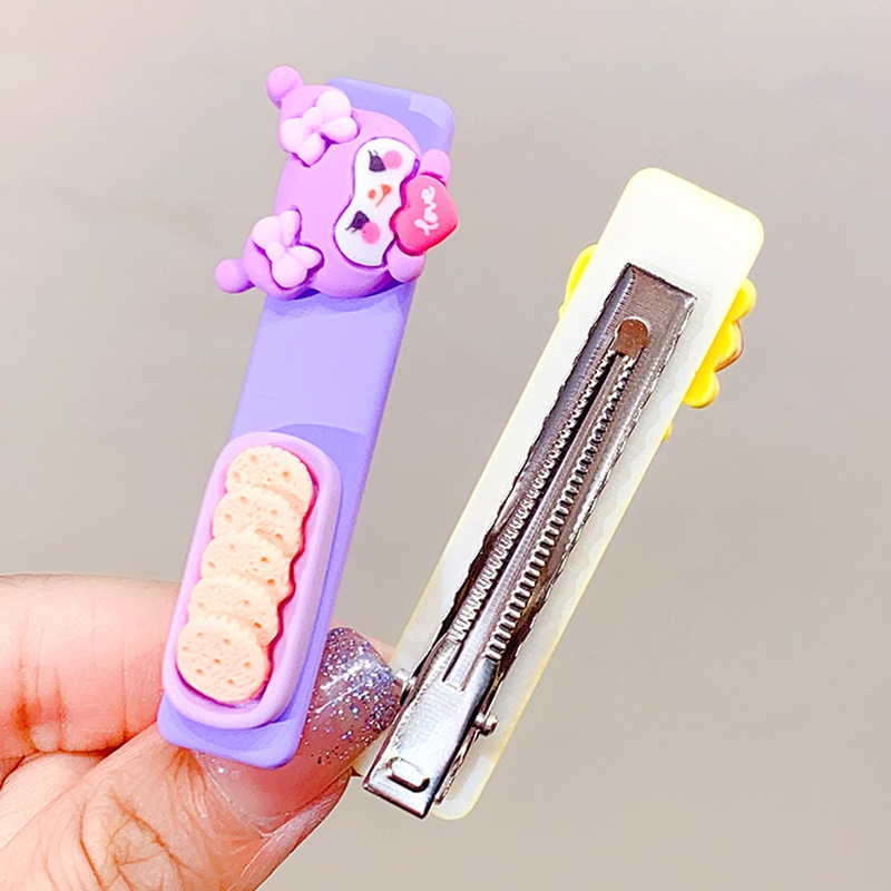5 Styles Sanrio Kuromi Cinnamoroll My Melody Cartoon Anime Hair Clip