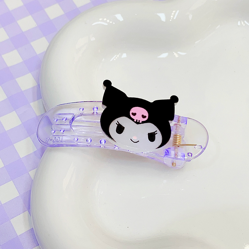 6 Styles Sanrio Kuromi Cinnamoroll My Melody Cartoon Anime Hair Clip