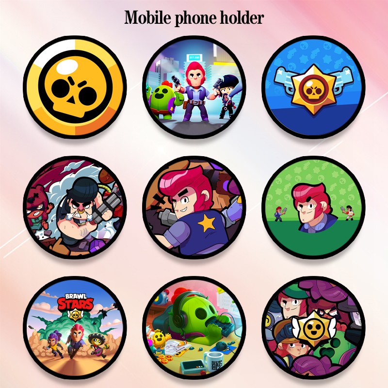 13 Styles Brawl Stars Cartoon Anime Phone Holder Support Frame