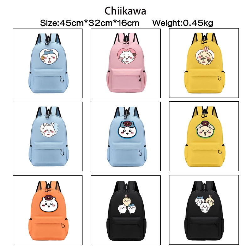 10 Styles Chiikawa Cartoon Anime Backpack Bag