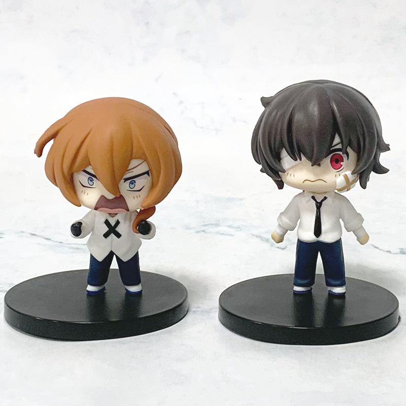 2 Styles Bungo Stray Dogs Nakahara Chuuya Cartoon Anime PVC Figure