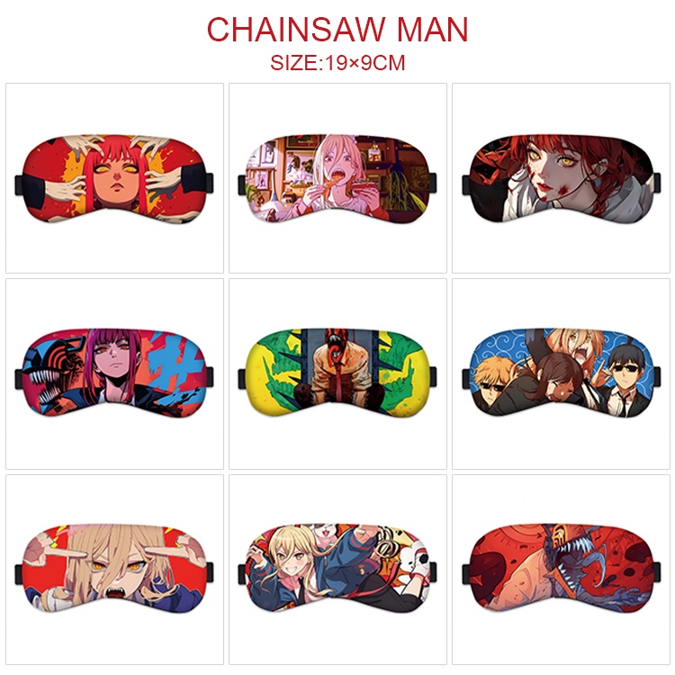 （No Ice bag）10 Styles Chainsaw Man Cartoon Anime Eyepatch