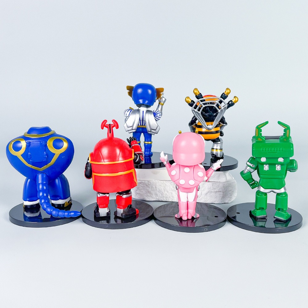 OPP Bag）6pcs/set B-ROBO KABUTACK Cartoon Anime PVC Figure
